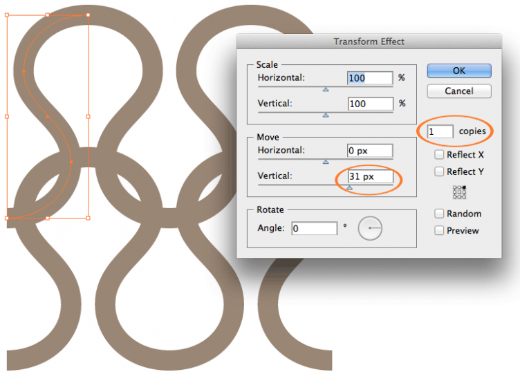 Create a vector intertwining knitting pattern – illustrator tutorial ...