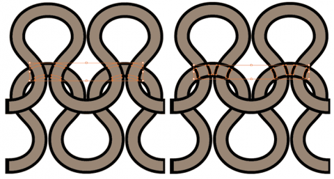 Create a vector intertwining knitting pattern – illustrator tutorial ...